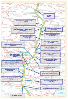 Ruta 5 Sur: Los tramos que conforman la panamericana y las empresas a ...