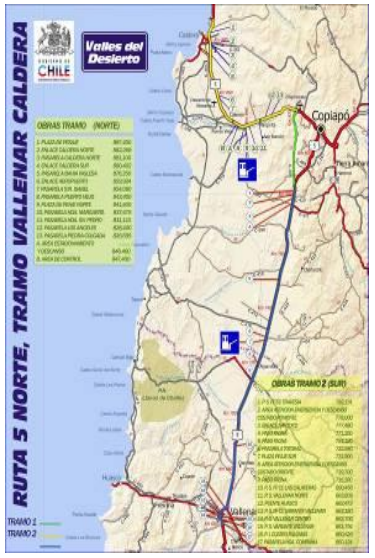 Ruta 5 Sur: Los tramos que conforman la panamericana y las empresas a ...