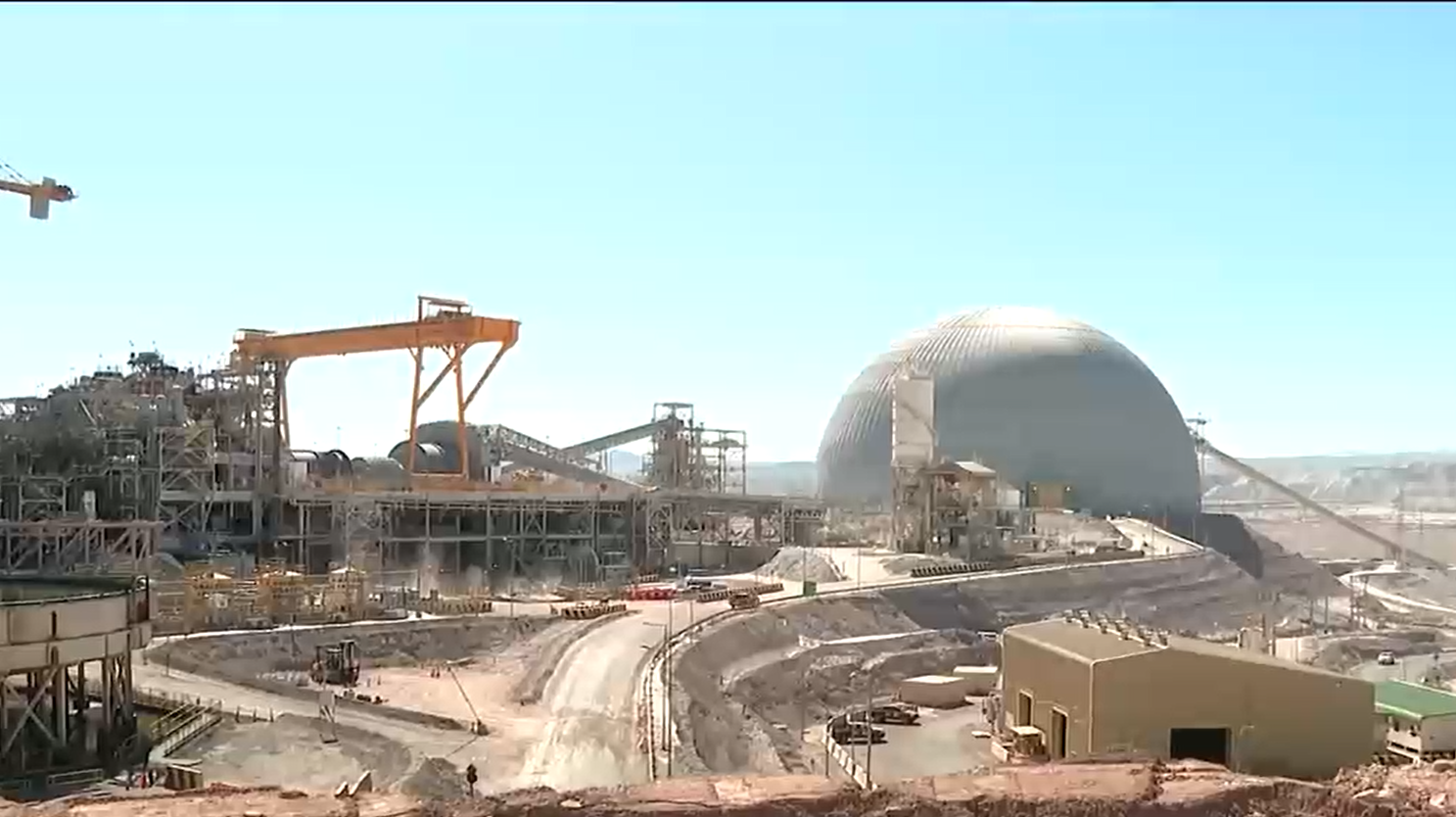 Nueva concentradora de Spence alargará en 50 años la vida útil de la mina