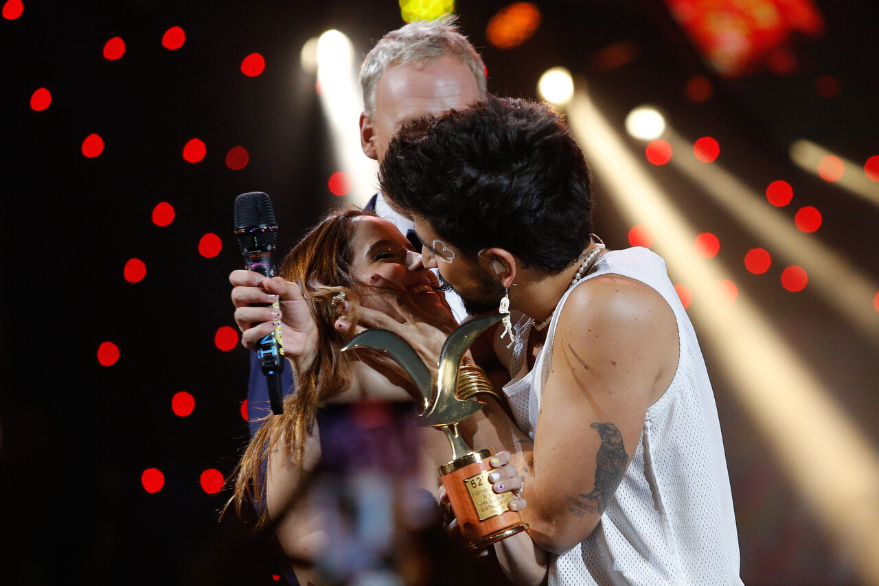 Camilo conquistó a la Quinta Vergara: Compartió escenario con Evaluna y se llevó ambas gaviotas