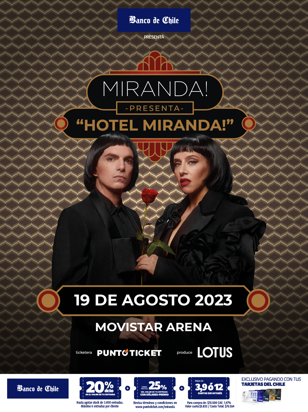 Miranda! vuelve a Chile con concierto descrito como una “mega ...