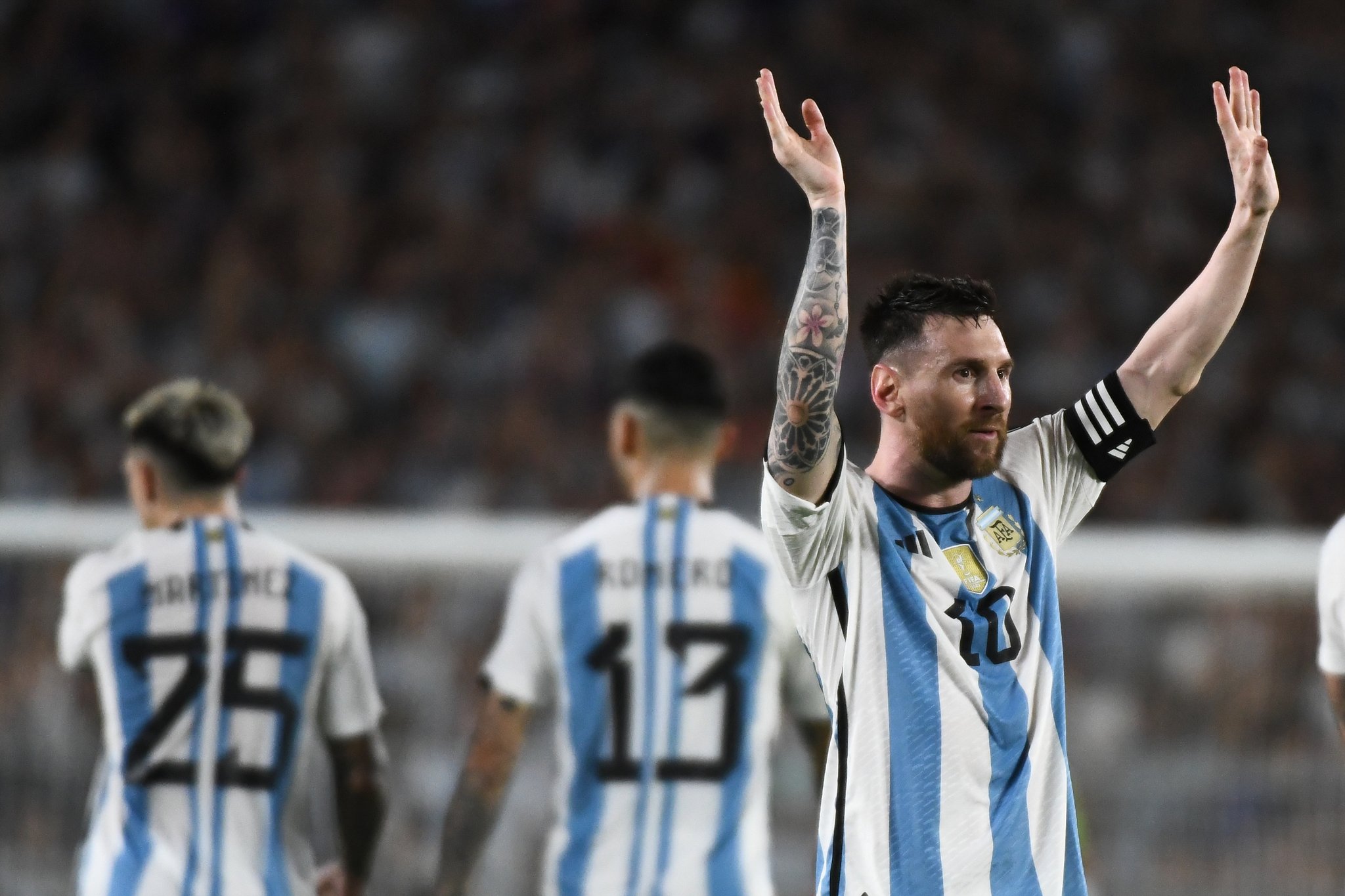 Leo Messi recordó las finales con Chile en su discurso de celebración ...