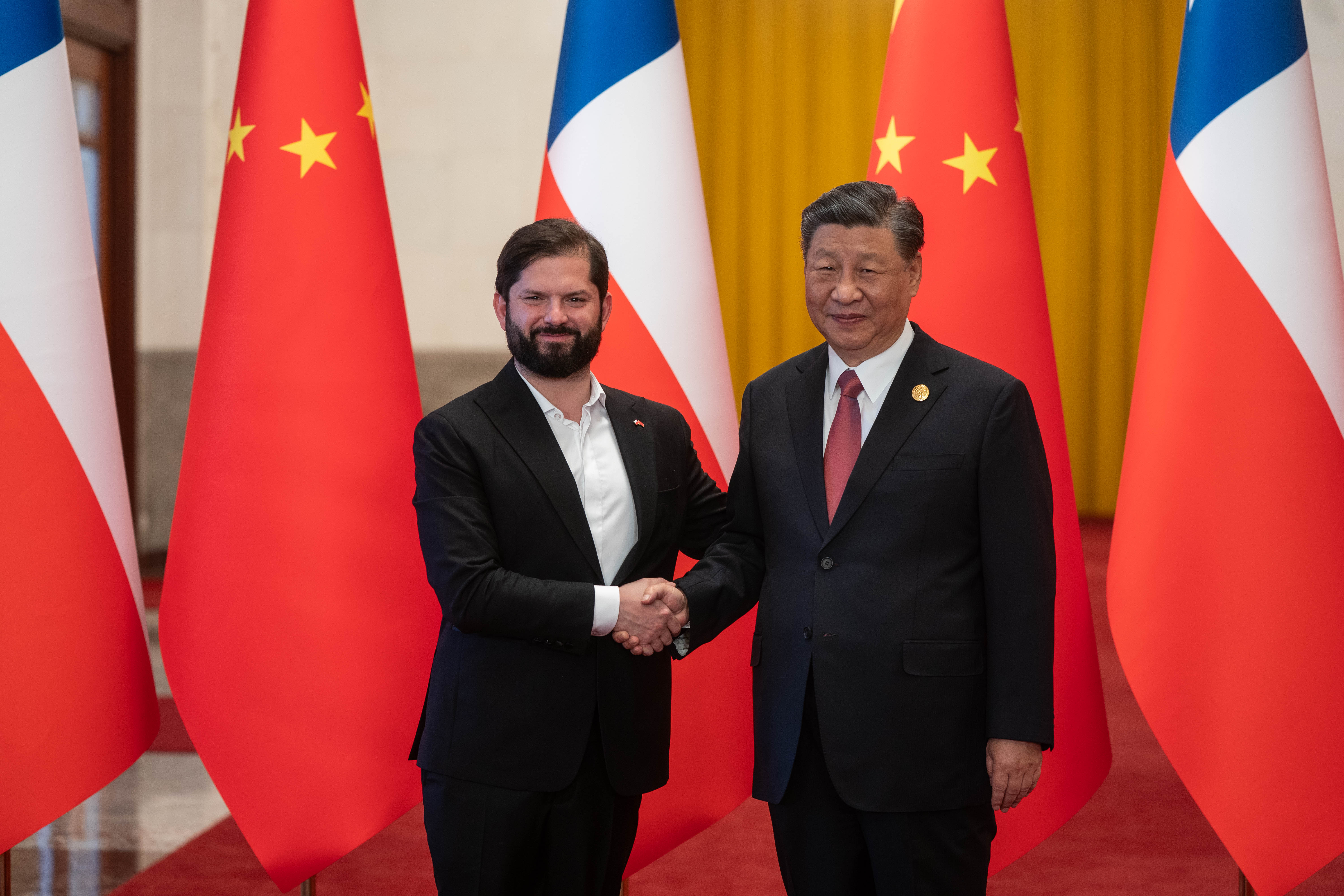 Presidente Boric se reunió con Xi Jinping: Defendió principio de “una ... Presidente Boric se reunió con Xi Jinping: Defendió principio de “una ...