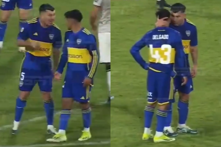 “Dale, corré”: El tenso cruce con el que Gary Medel debutó en Boca Juniors