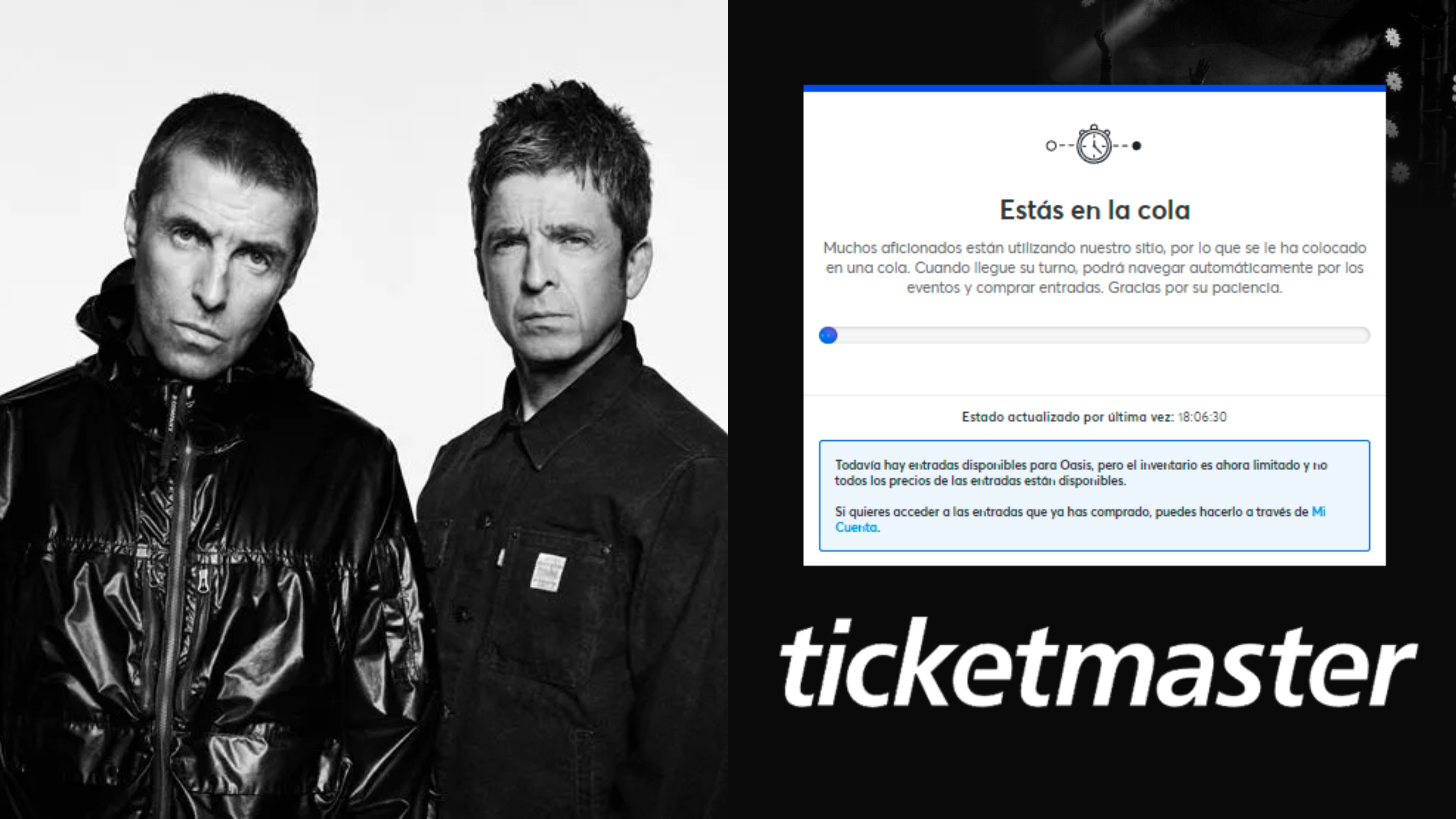 Reunión de Oasis colapsó a Ticketmaster: Entradas se agotaron en horas ...