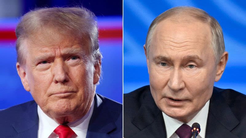 Donald Trump anticipa posible reunión con Putin para poner fin a la guerra entre Rusia y Ucrania