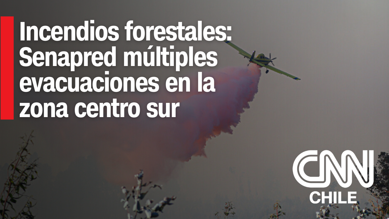 Incendios forestales en Chile: 22 focos activos y en combate