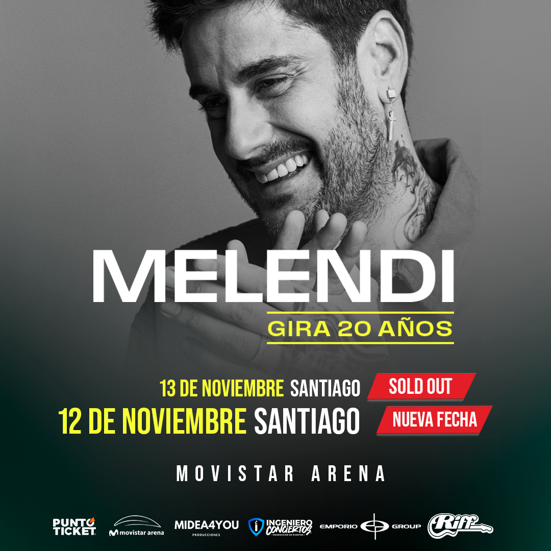 Melendi en Chile: Nueva fecha para su gira de aniversario en el ...